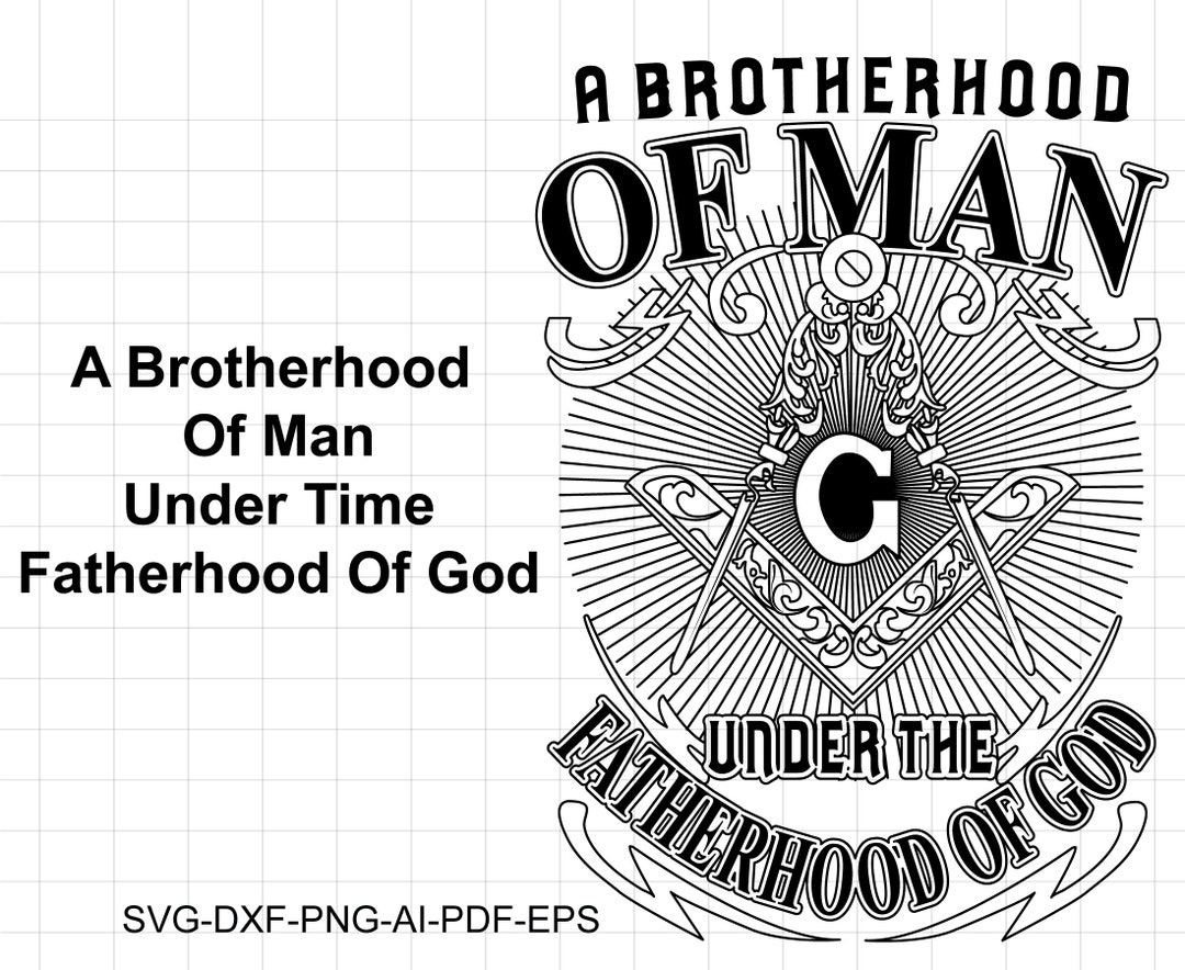 A Brotherhood of Man Under Time Fatherhood of God - Etsy