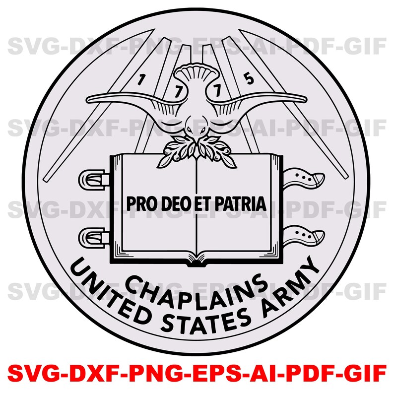 United States Army, Chaplain Corps, Branch Plaque, Logo, Badge, Laser ...