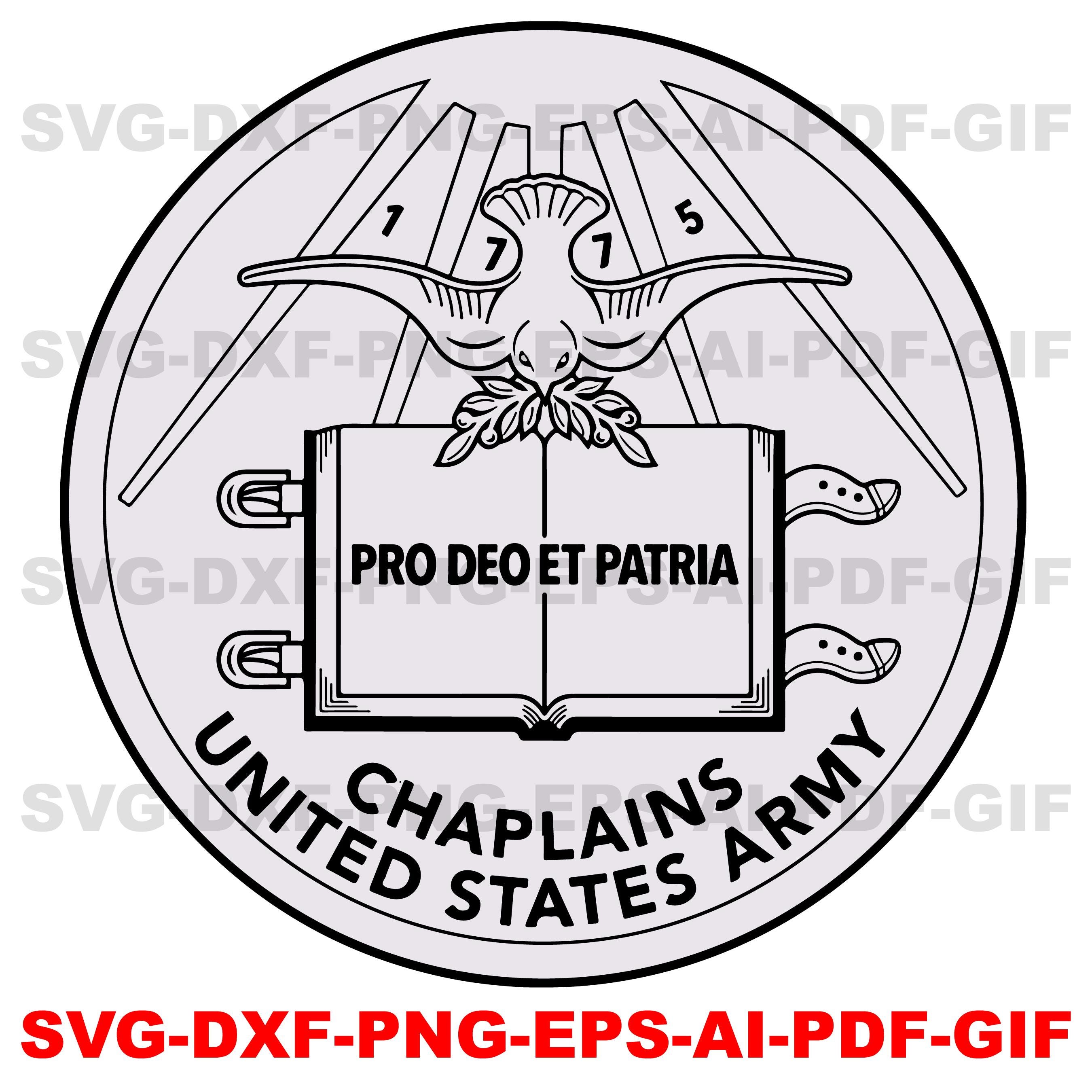 United States Army, Chaplain Corps, Branch Plaque, Logo, Badge, Laser ...