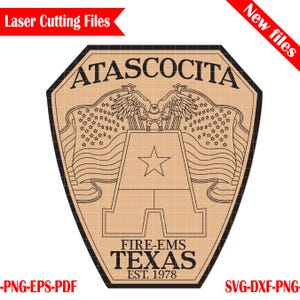 Houston, Texas, Fire Department, Patch, Logo, Seal, Badge, Custom, Ai ...