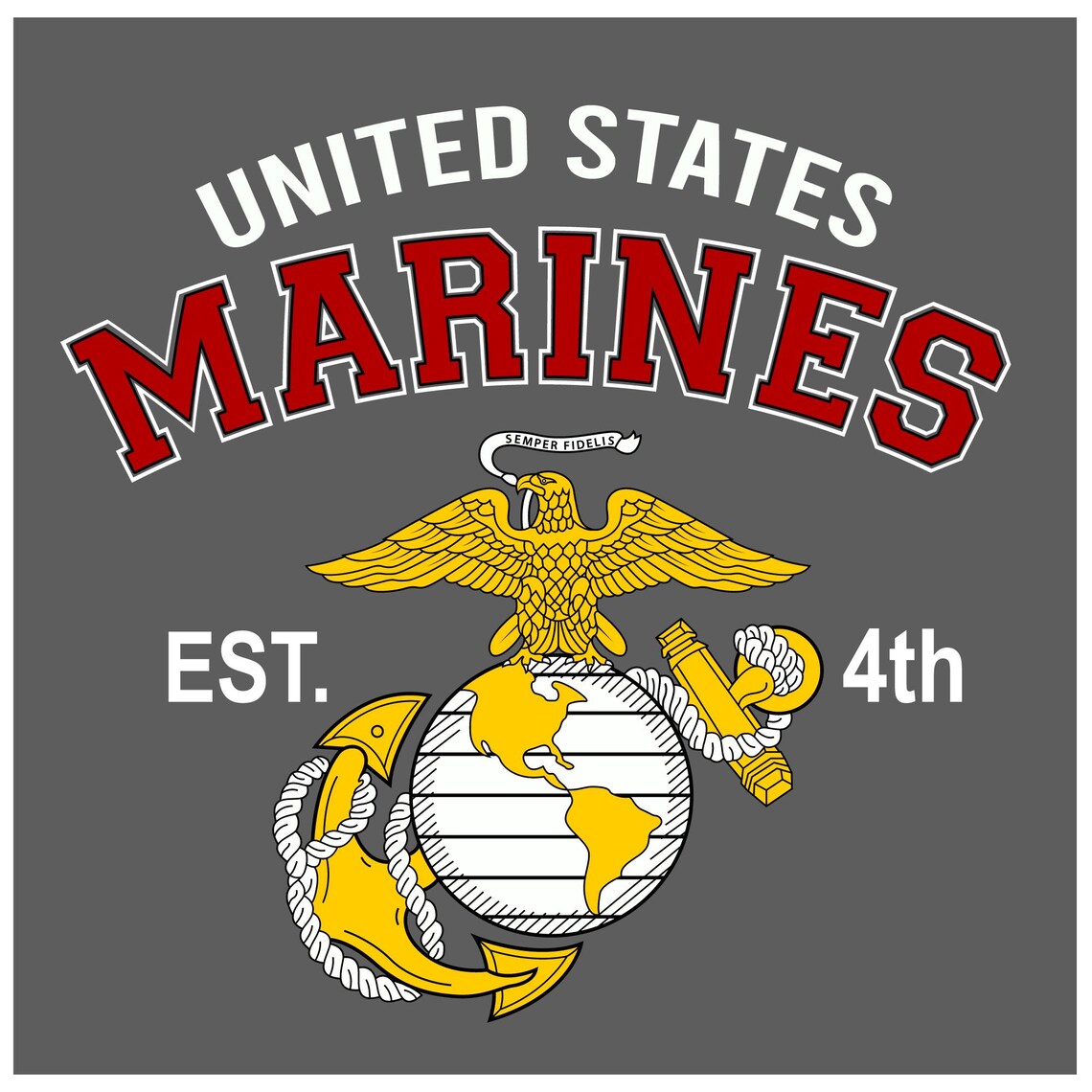 Editable Name U S M C, T Shirt Design, United States Marine Corps Badge ...