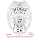 Canton Police, Ohio Officer Badge, Seal, Laser Cutting, Vector Art, Cut ...