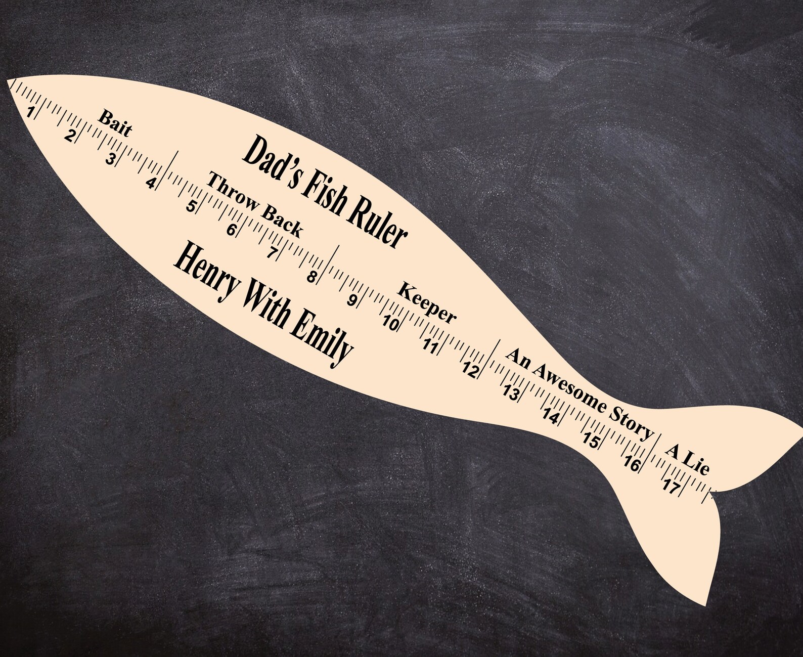 Get the Ultimate Fish Ruler SVG File for Laser Cutting a - Etsy