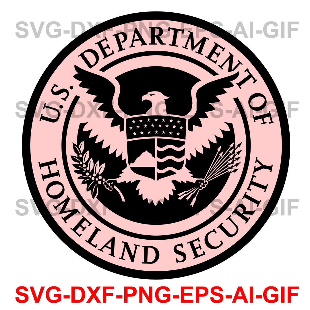 United States Department, Homeland Security,logo, Badge, Laser Cutting ...
