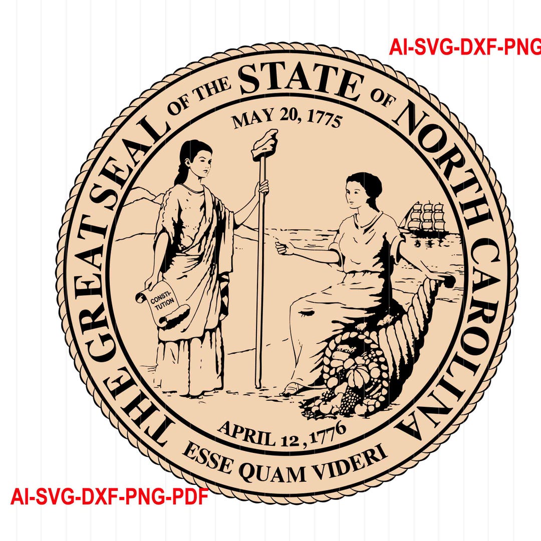 Nc Police, North Carolina, Badge, Seal, Logo, Laser Cutting, Vector Art ...