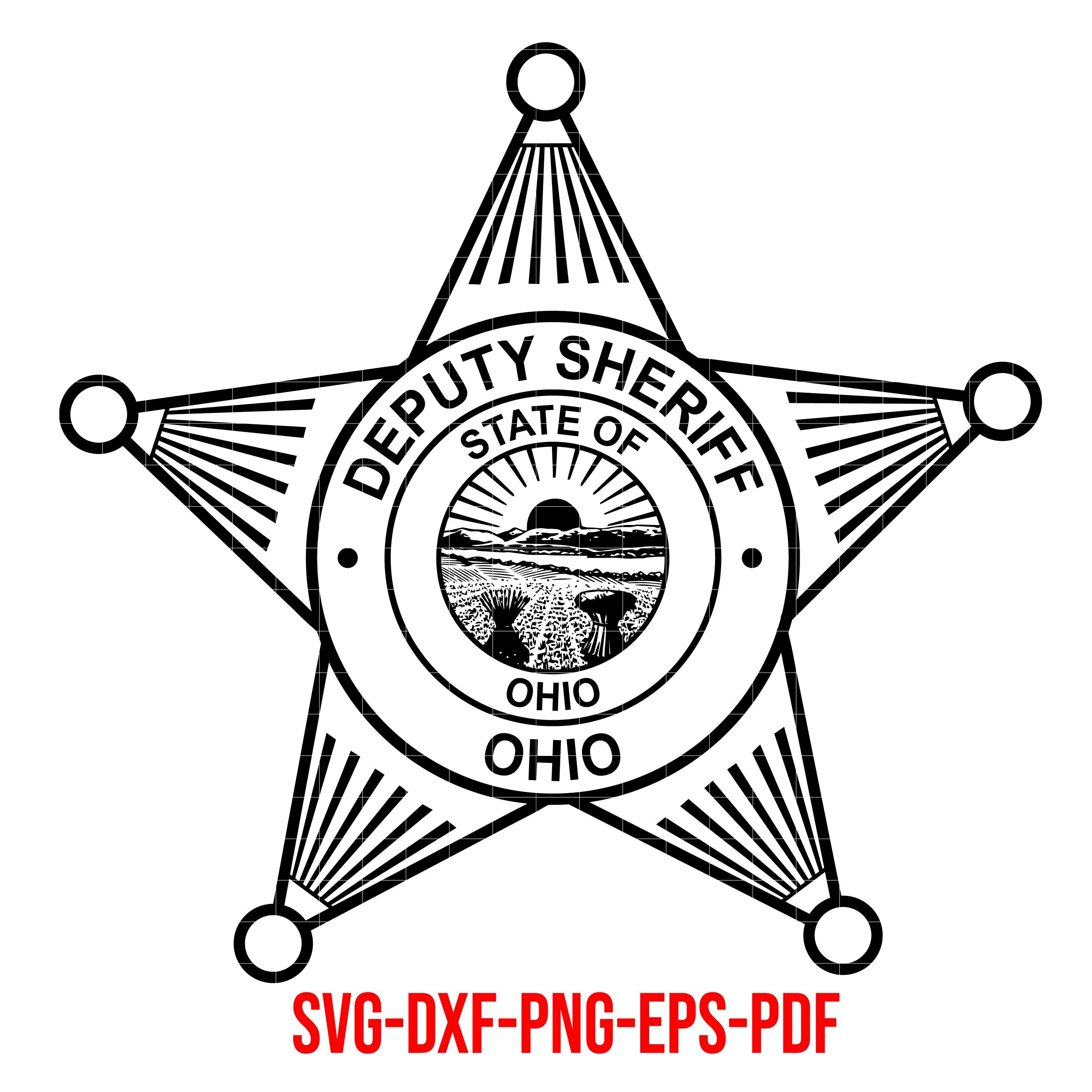 Deputy Sheriff State of Ohio Badge, Ohio Deputy Sheriff Badge, Logo ...