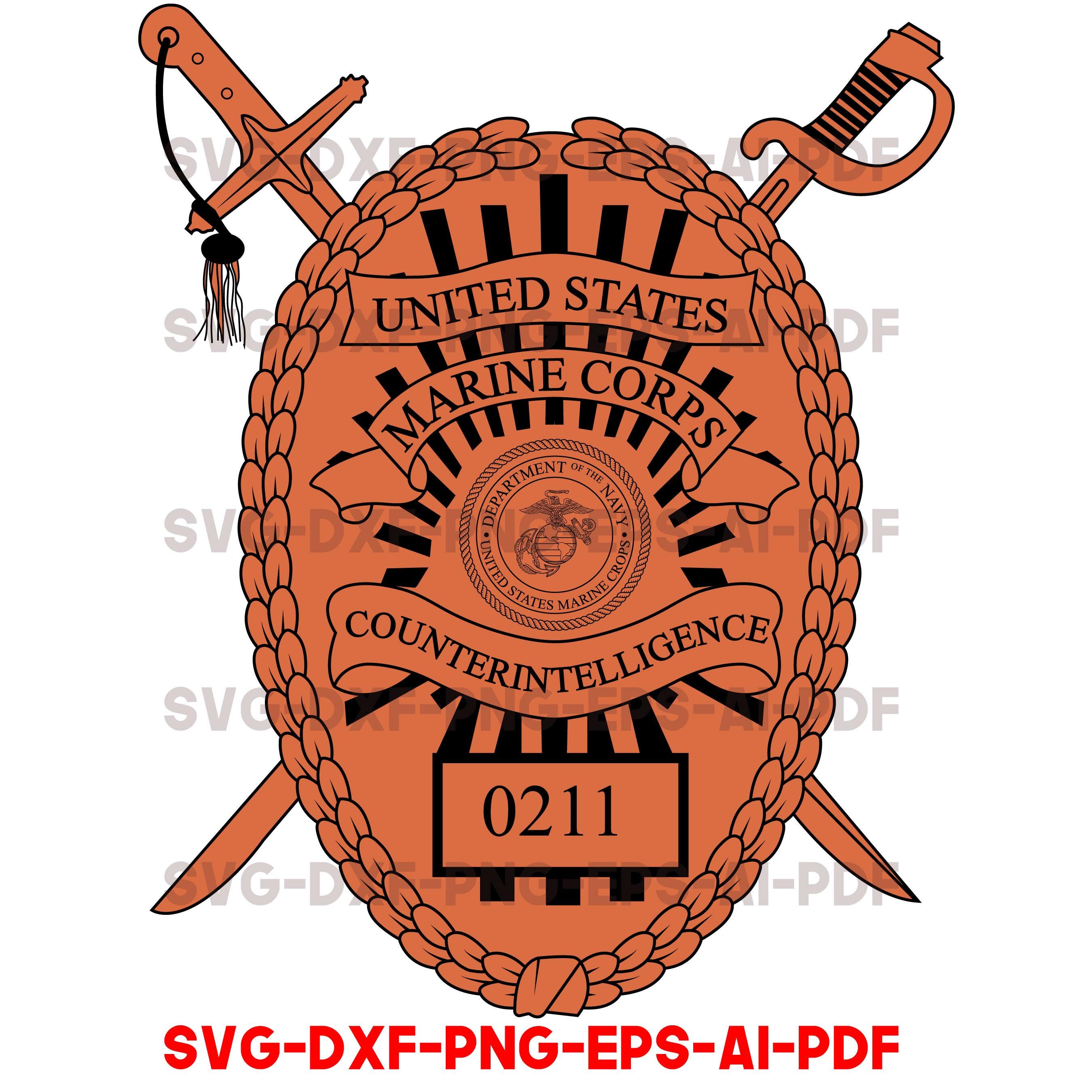 United States, Marine Corps, Logo, Badge, Laser Cutting, Vector Art ...