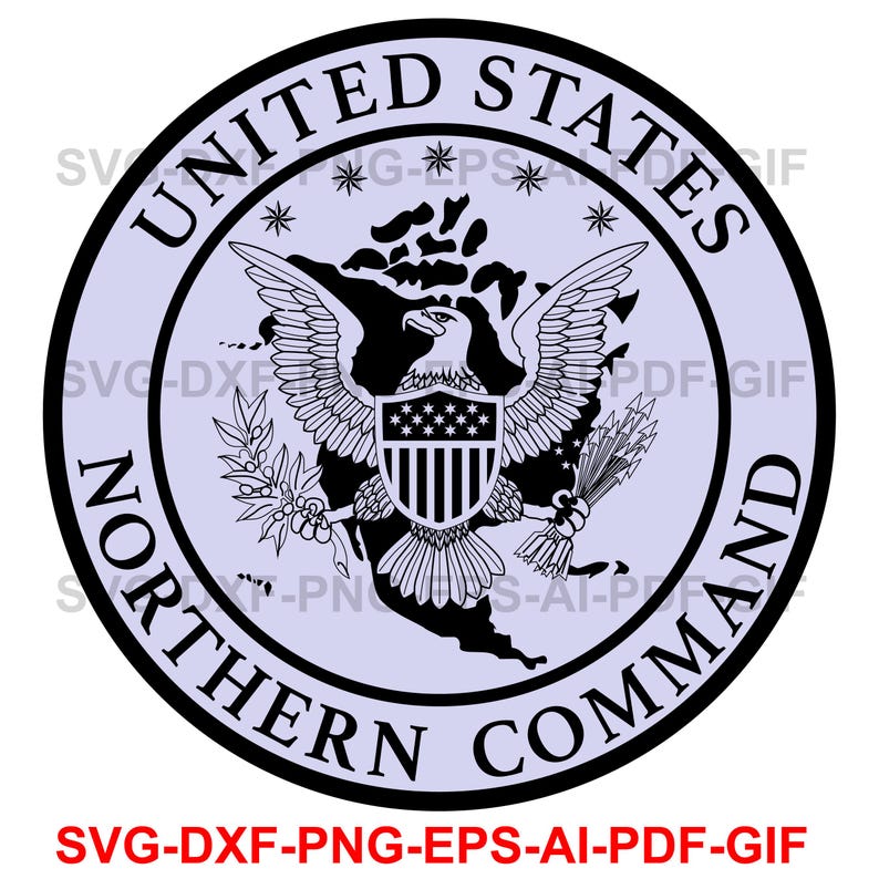 United States, Northern Command, Badge, Laser Cutting, Vector Art, Cut ...