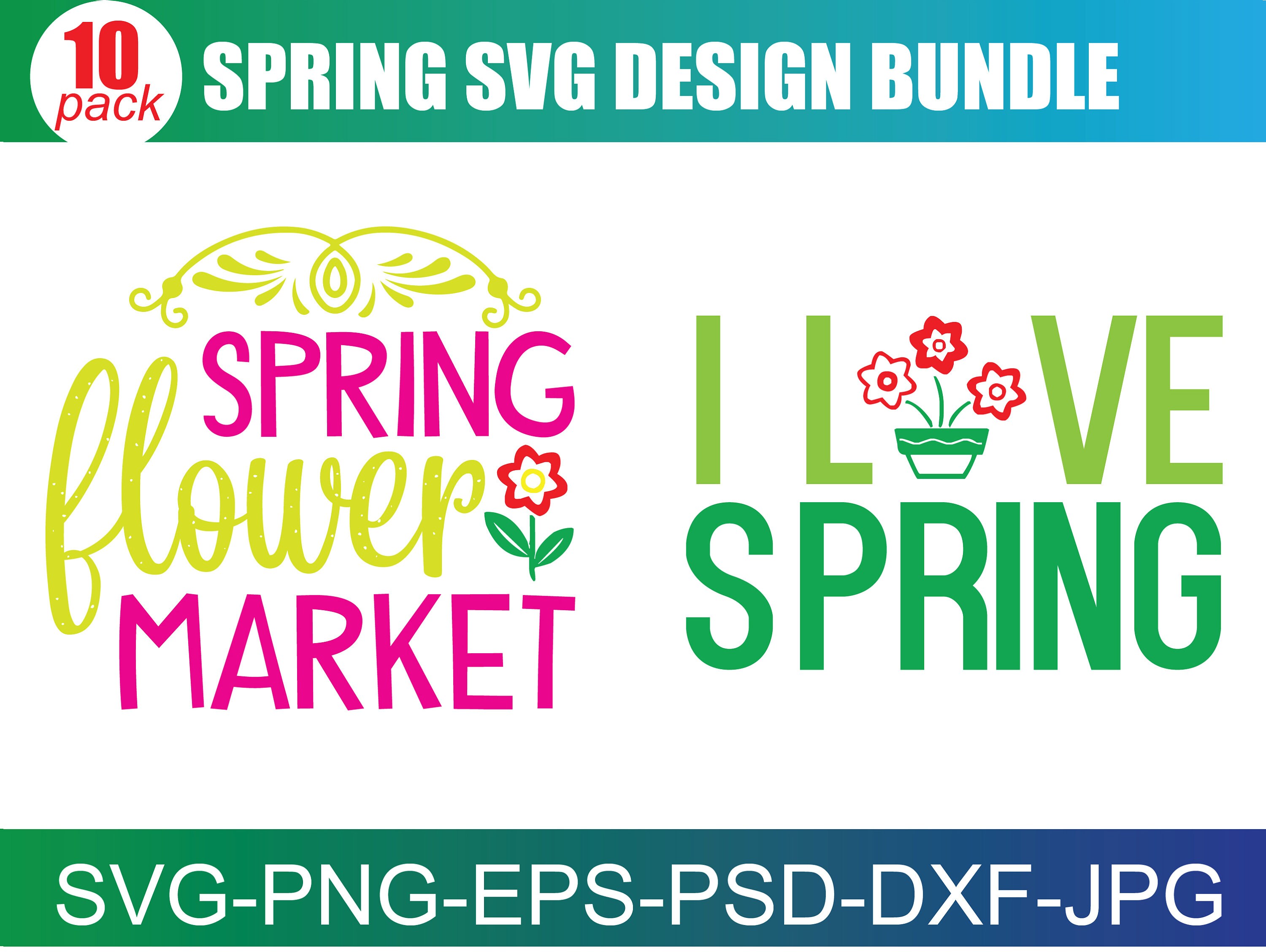 Spring Svg Bundle, Hello Spring Svg, Spring is Here Svg, Spring Png ...