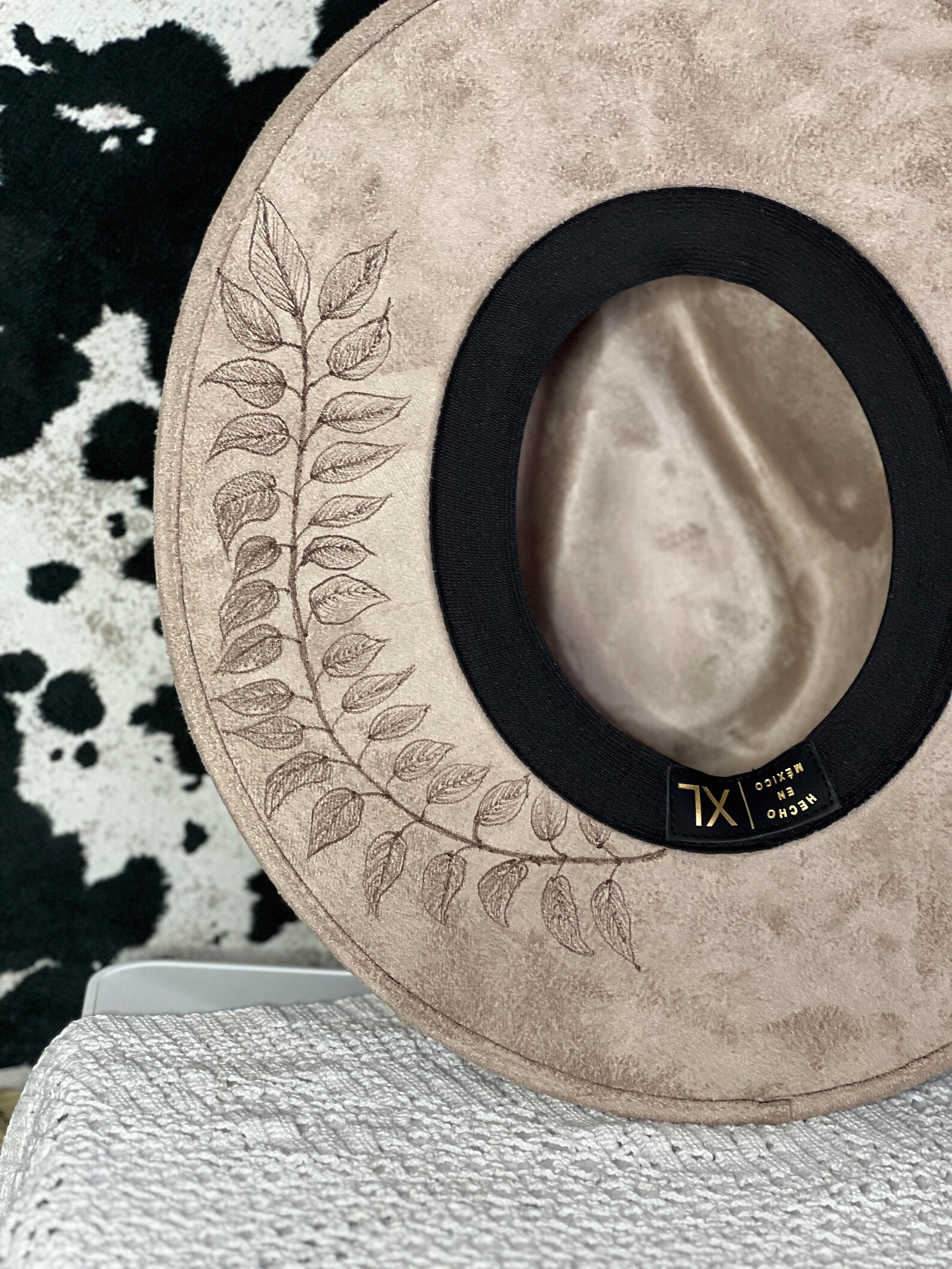 Custom Rancher Hat Sunflowers and Vines XL - Etsy