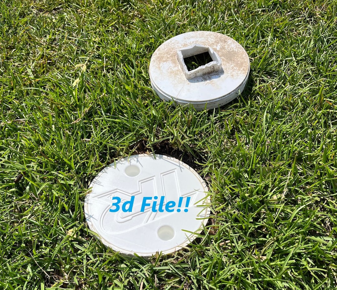 6 Inch MPT Cleanout Plug to Replace PVC Threaded Cap (3d Printing File ...