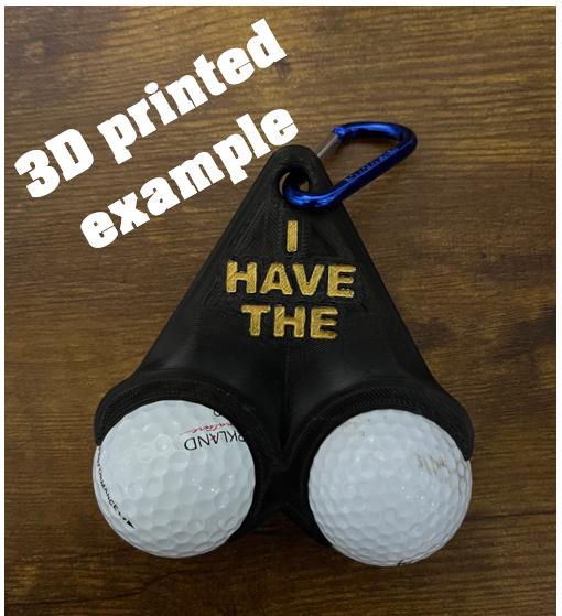 3D Print File for Golf Ball Holder - Etsy