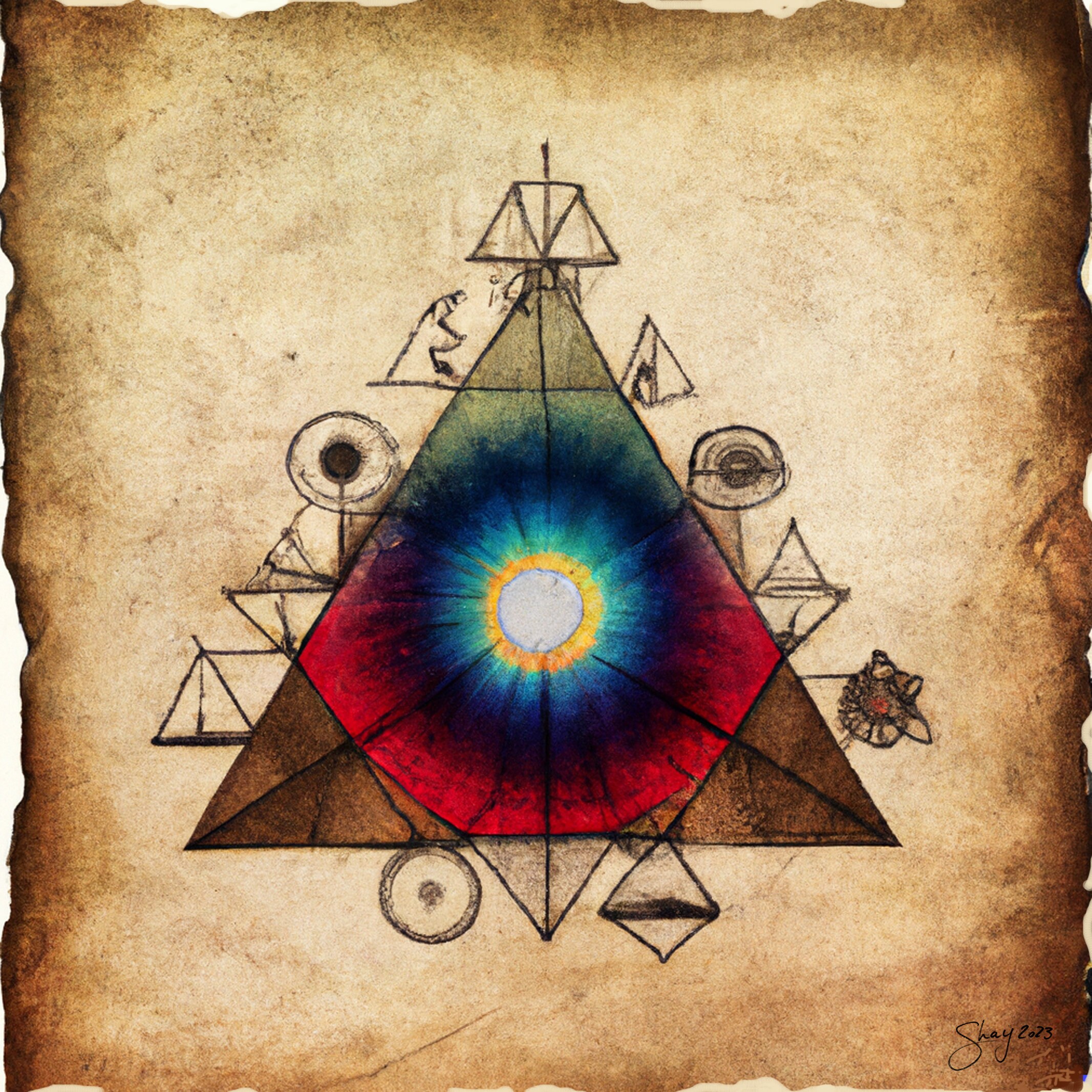 Ancient Pyramid of Life - Etsy