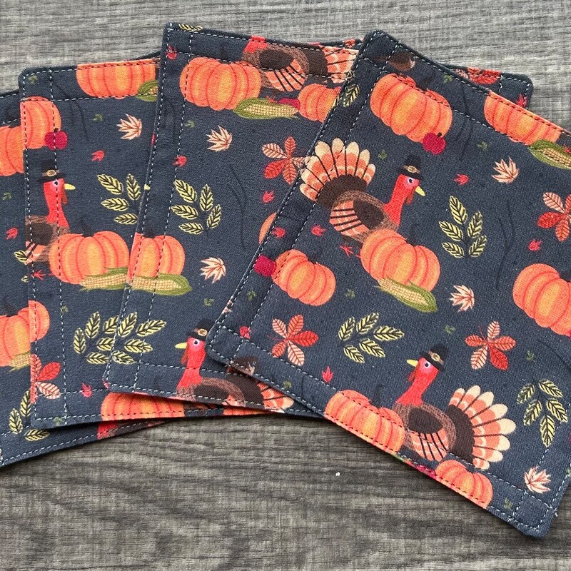 Fabric Coasters - Etsy