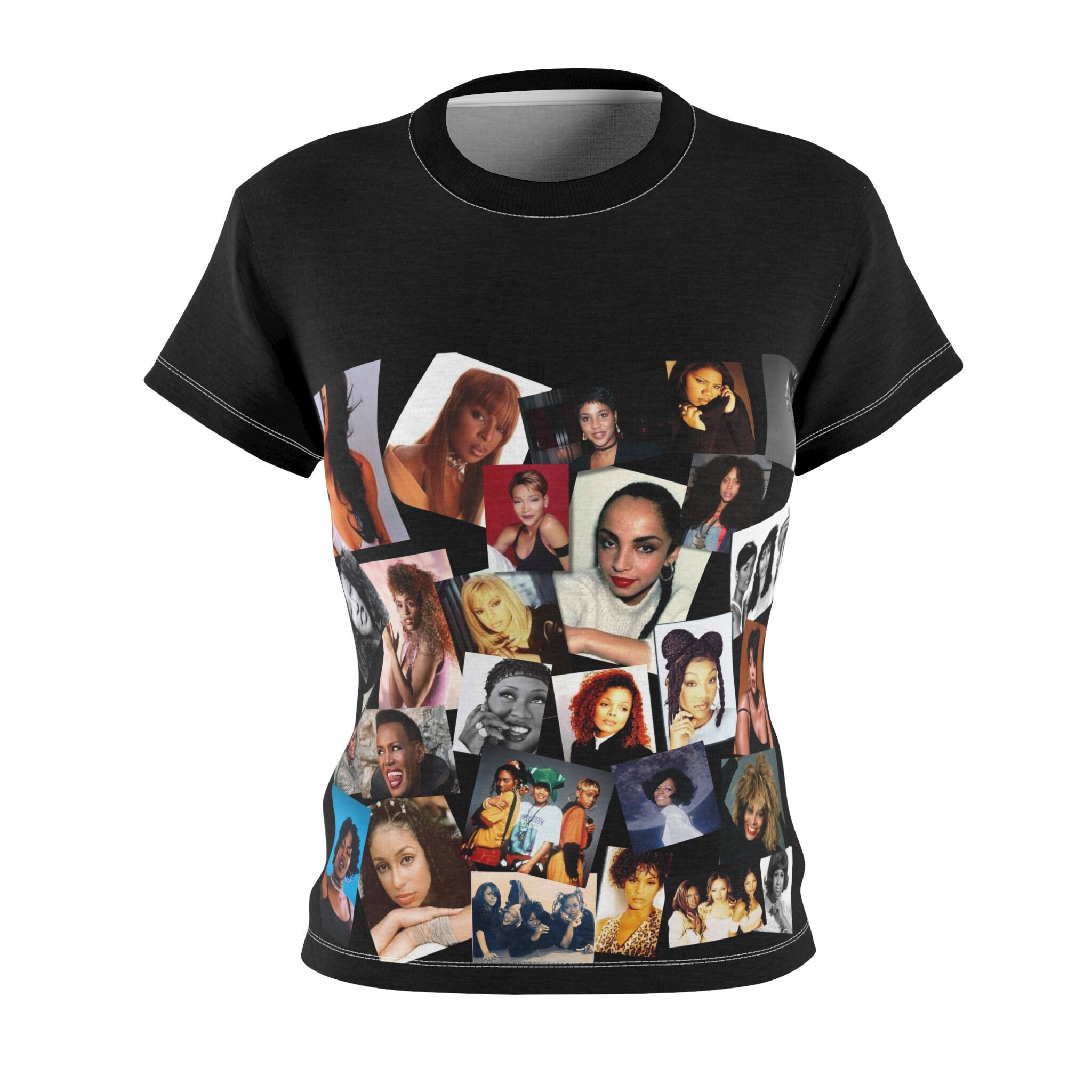 Iconic Women of Rnb Collage Women's AOP Cut & Sew Tee - Etsy