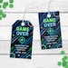 Laser Tag Favor Tags, Editable Birthday Thank You Tag, Party Gift Tag ...