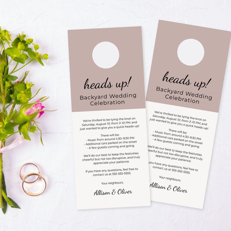 Notice to Neighbors Party - Etsy