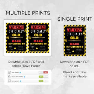 Editable 50th Birthday Invitation for Men, Funny Adult Digital Party ...