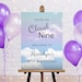 Cloud Nine Welcome Sign Template, INSTANT DOWNLOAD, Editable Cloud 9 ...