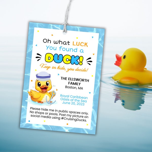 Cruising Duck Labels - Etsy