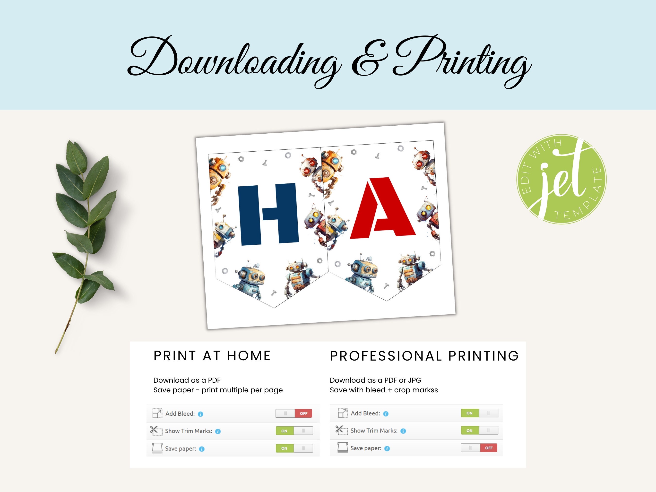 Robot Birthday Banner Robot Birthday Party Decorations - Etsy