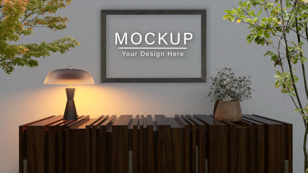 Moveable Frame Mockups for Cozy Interior Designs - Etsy