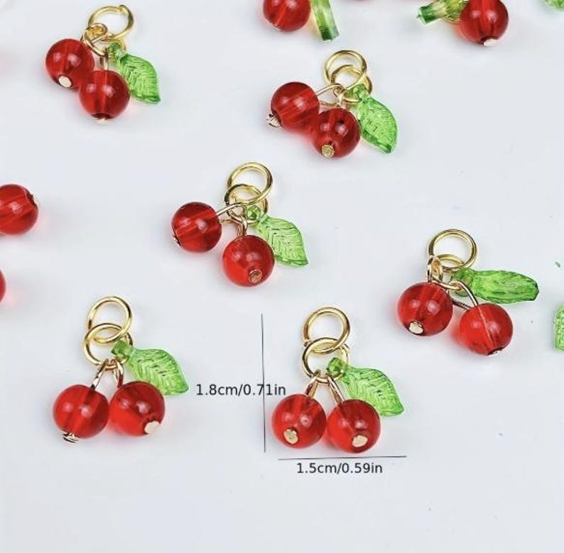 Cherry Charm Square Sunglasses, Charmed Accessories, Birthday Gift - Etsy