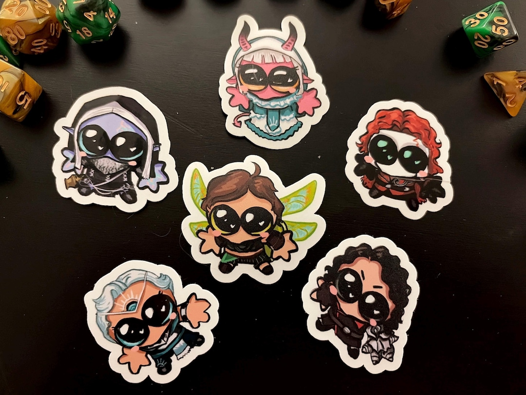 Critical Role Campaign 4 Character Stickers | Tyranny, Thimble, Occtis ...