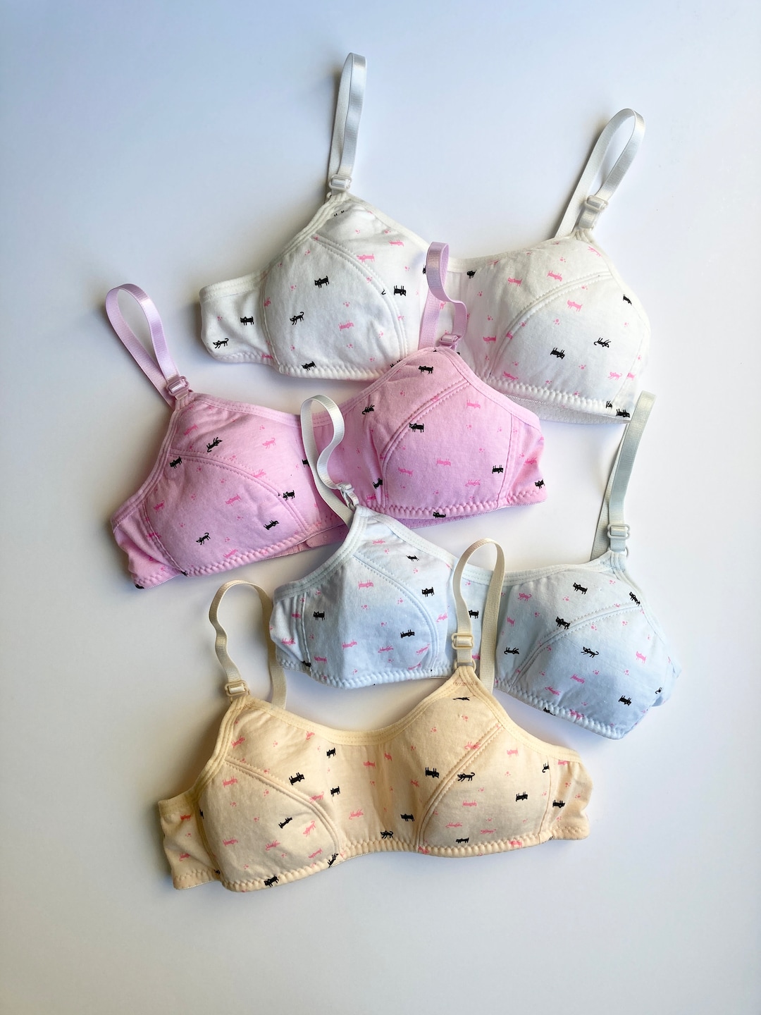 Girls Cotton Bra Junior Training Seamless Super Soft & Light - Etsy