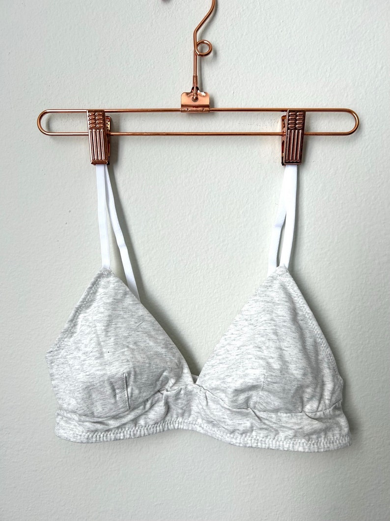 Cotton Bralette Seamless Daily Sports Bra With No Pads No Wire No Hooks ...