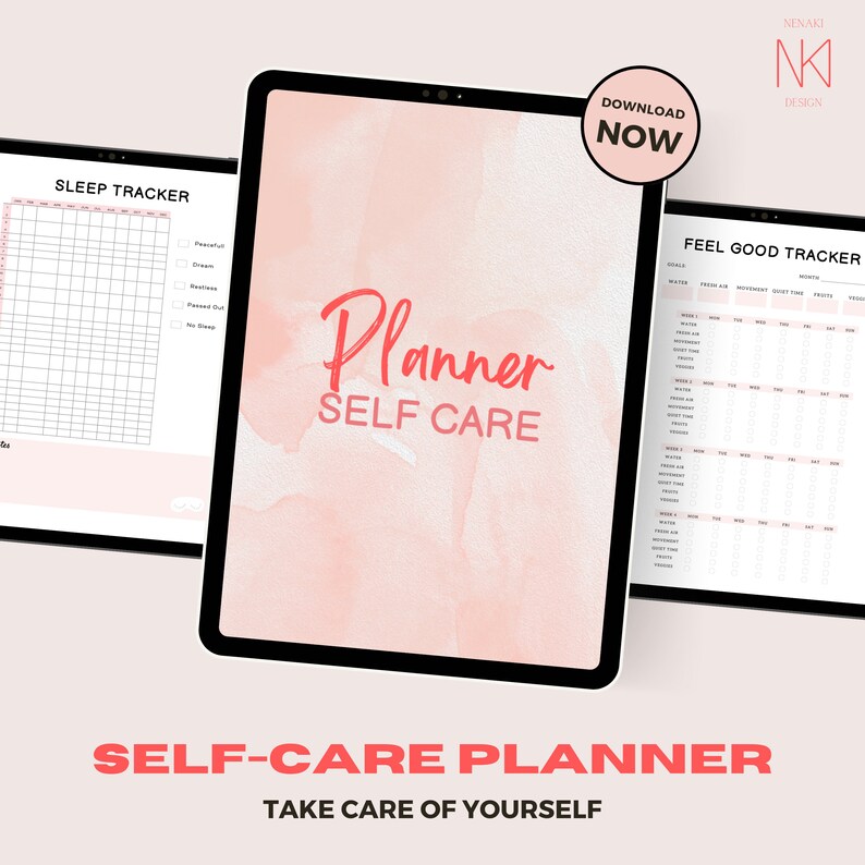 Digital Self Care Planner - Etsy