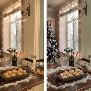 10 Holidays Lightroom Presets, Festive Filters, Cozy and Bright Edits ...