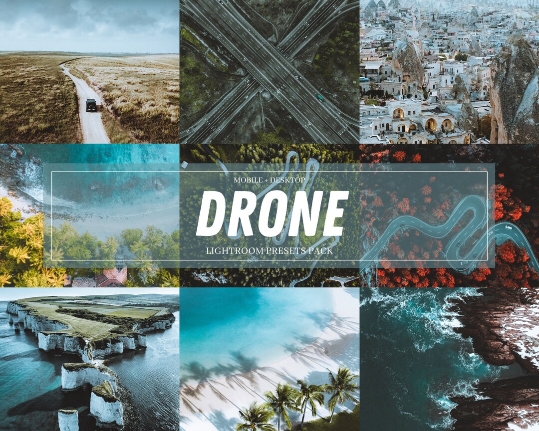 15 Drone Lightroom Presets, Crisp Aerial Filters, Vibrant Aerial Edits ...