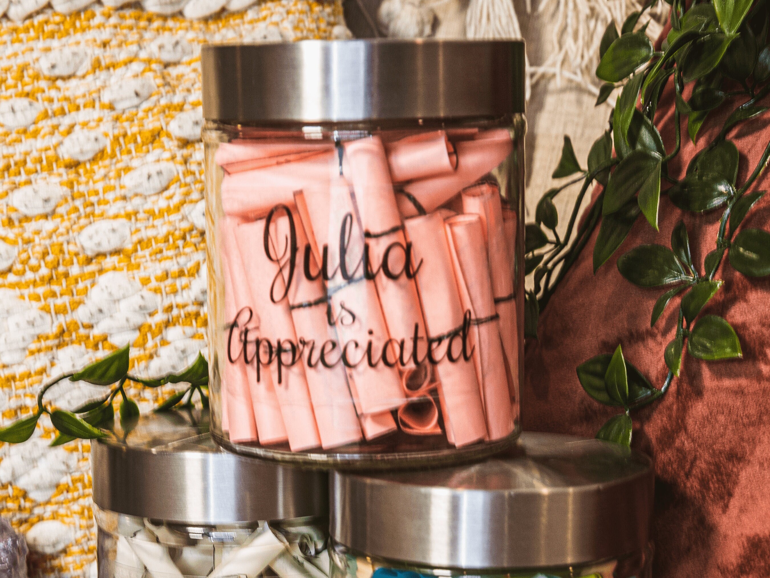 Appreciation Affirmation Jar- 60 Daily Affirmation Cards / Positive ...