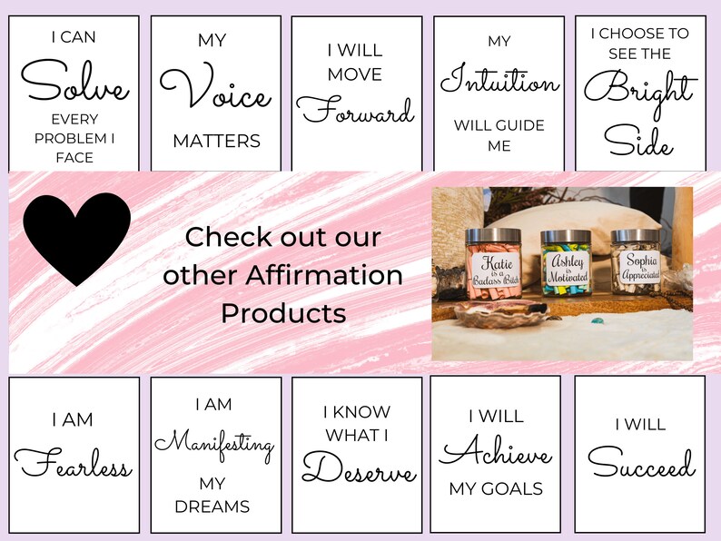 99 DIGITAL Positive Affirmation Cards, Daily Affirmations, Self Love ...