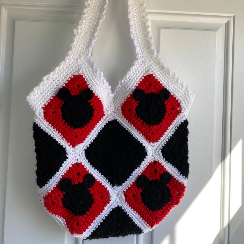 Mickey Mouse Granny Square - Etsy