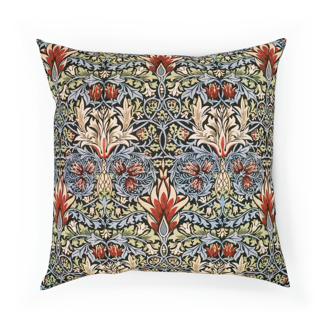 William Morris & Co Cushion and Cushion Cover Snakeshead - Etsy