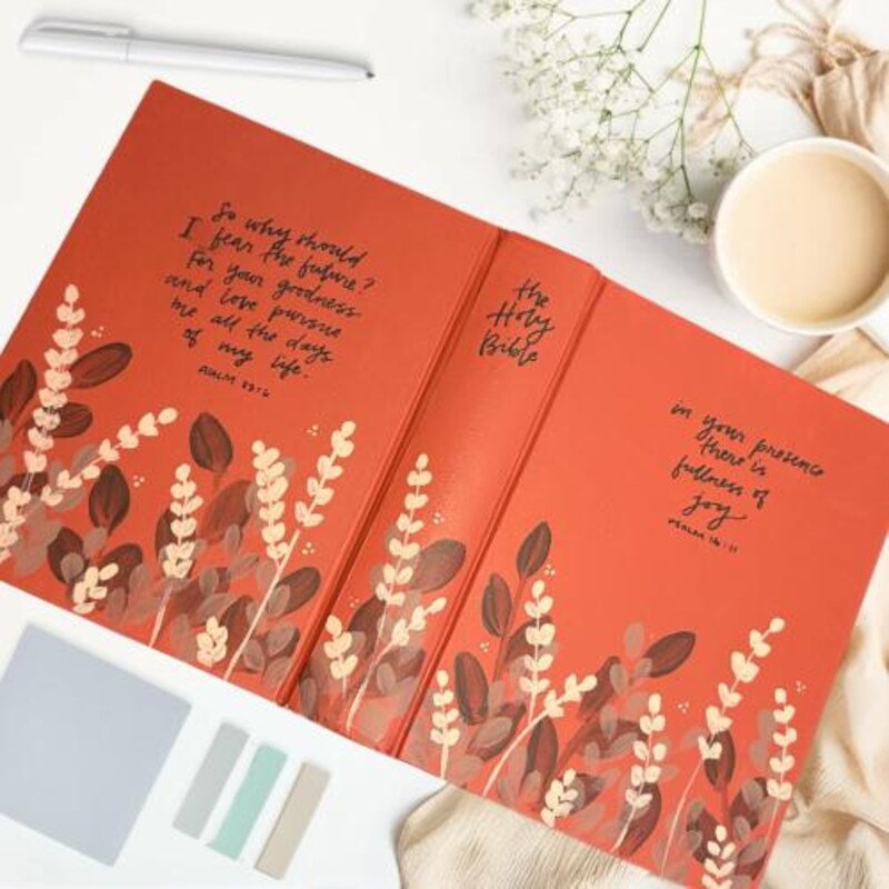 Hand Painted Bible - Etsy