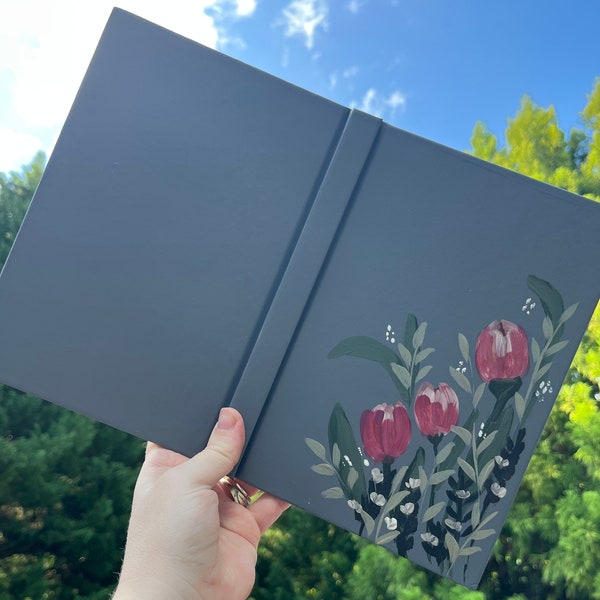 Hand Painted Journal - Etsy