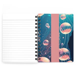 Spiral Bound Journal - Underwater Theme, Ocean Notebook, Seashell Diary ...