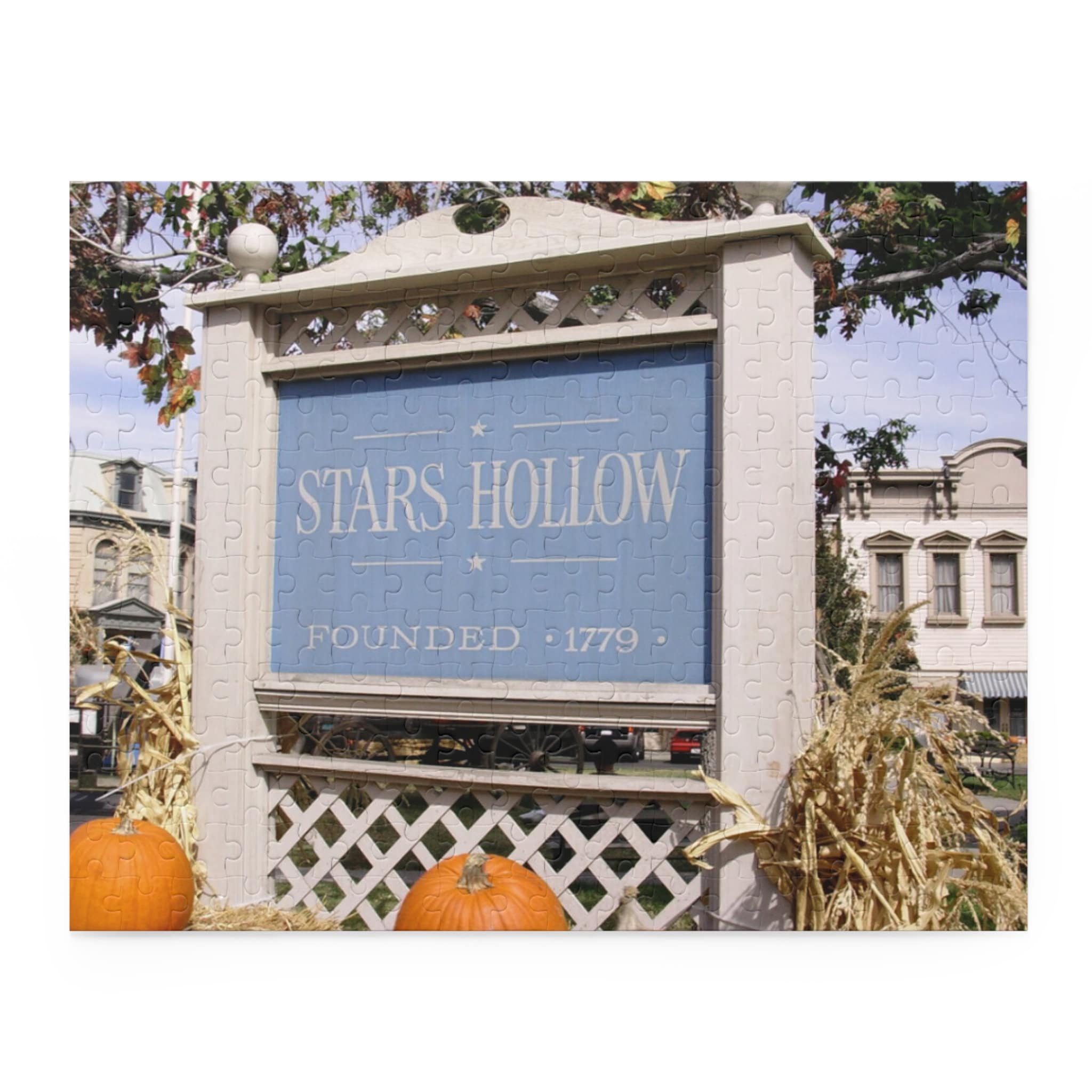Stars Hollow Town Sign Gilmore Girls Puzzle 120 252-piece - Etsy