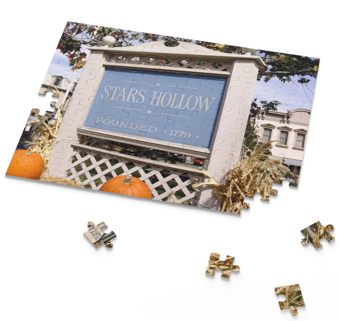 Stars Hollow Town Sign Gilmore Girls Puzzle 120 252-piece - Etsy