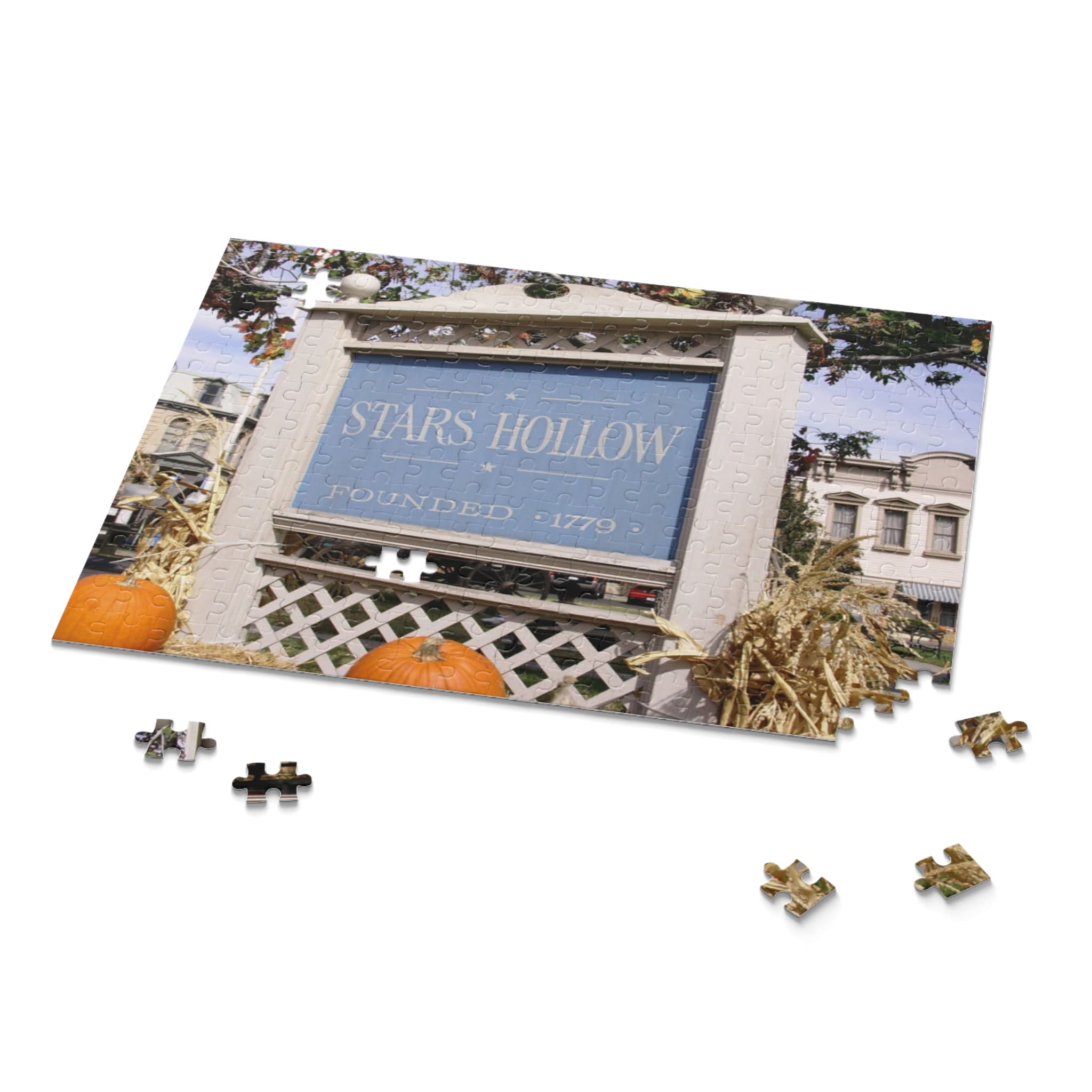 Stars Hollow Town Sign Gilmore Girls Puzzle 120 252-piece - Etsy