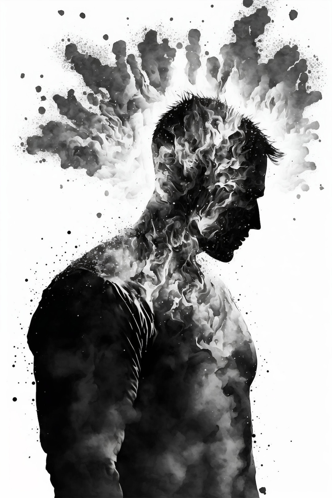 Masculine Digital Art, Wallpaper, Men's World - Etsy