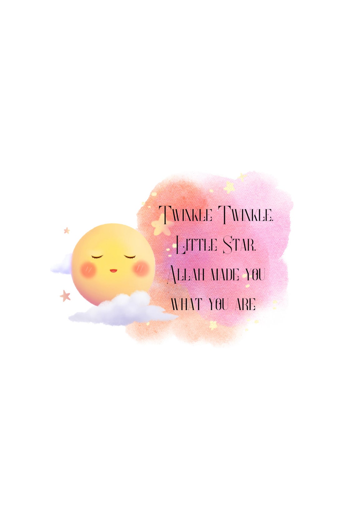 Twinkle Twinkle | Muslim Baby | Islamic | Instant Download | Digital ...