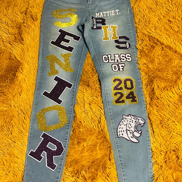 Custom Jeans - Etsy