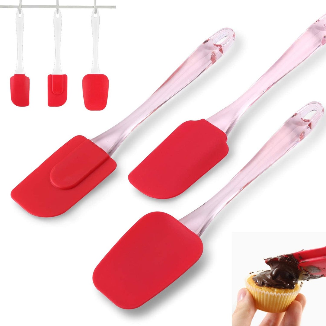 Chef Remi Baking Spatulas Set of 3 Non Stick Silicone Cooking Spatulas ...