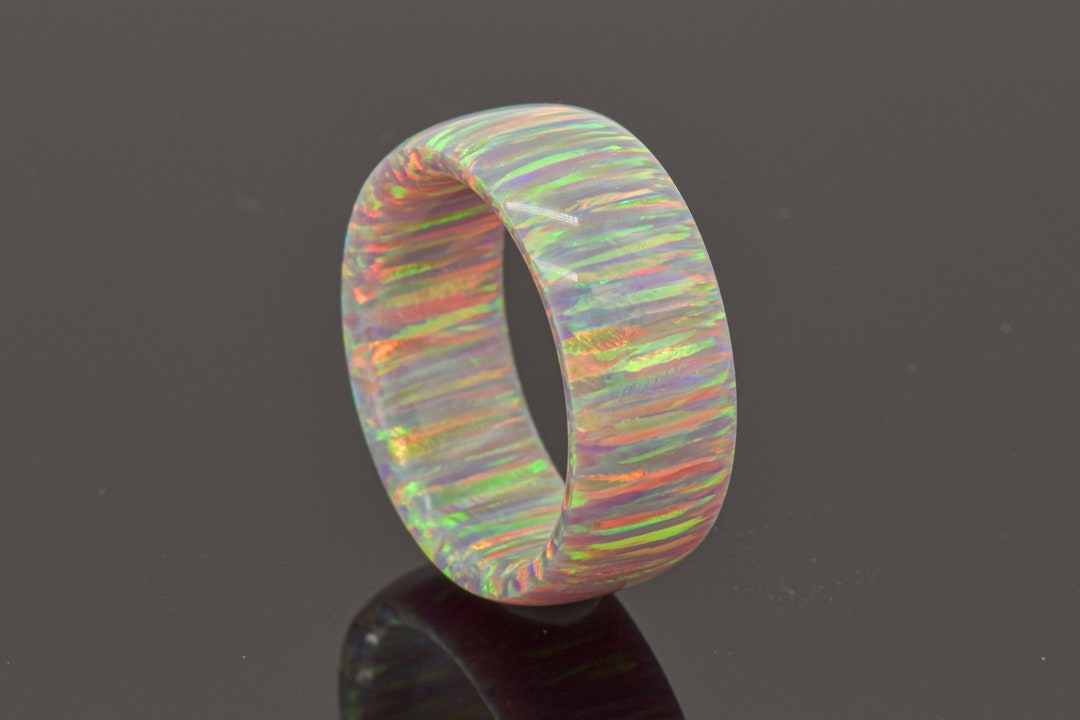 Solid Mercury Bello Opal Ring - Etsy