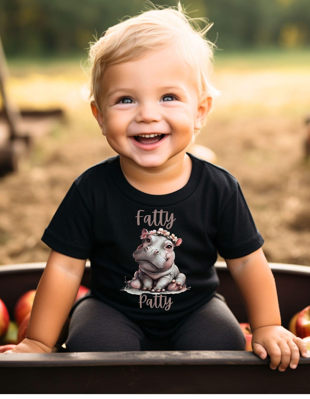 Toddler Front & Back Design Short Sleeve Tee, Rathdrum Zoo Shirt, Fatty ...