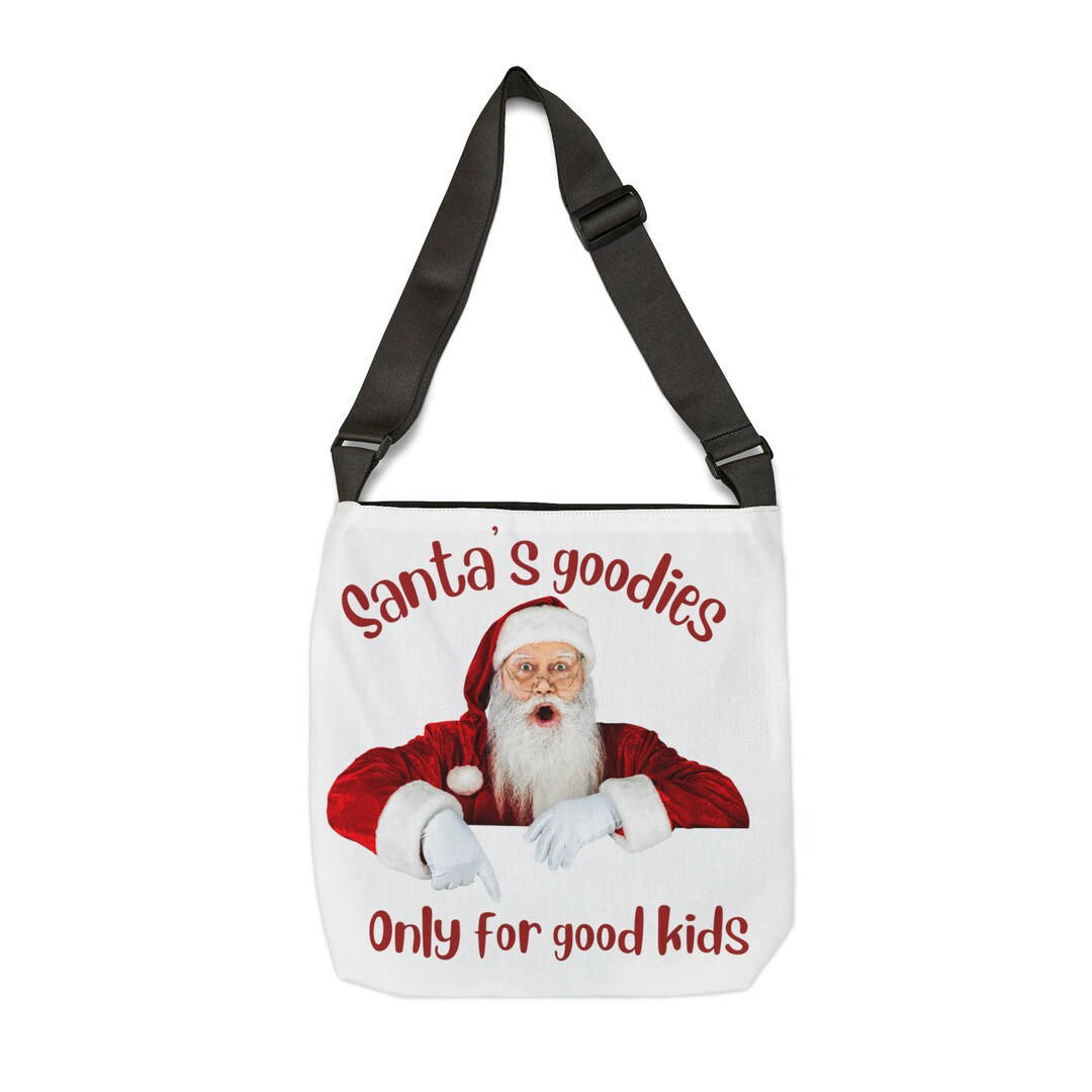 Funny Christmas Tote Bag, Santas Gift Sack, Christmas Present Bag ...